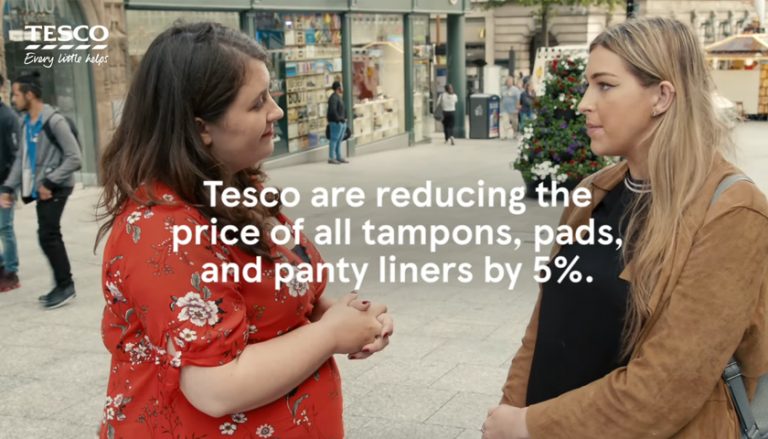 Tesco becomes first UK retailer to cover the cost of VAT on tampons ...