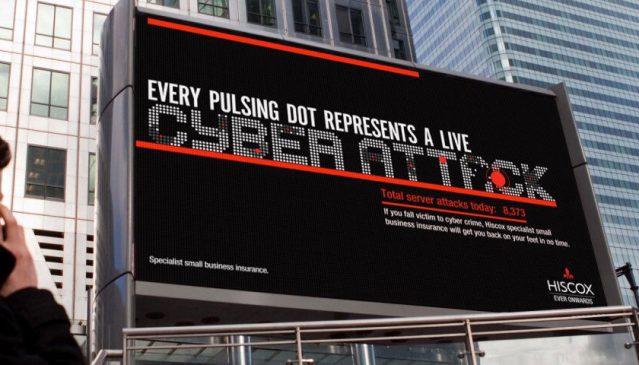 Honeypot Billboards: Hiscox uses live cyber hacks in latest ad campaign ...