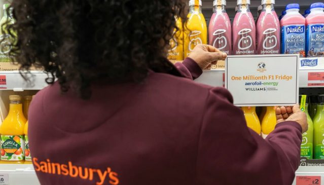 Millionth Formula One fridge fitted in new Sainsbury’s store as ...