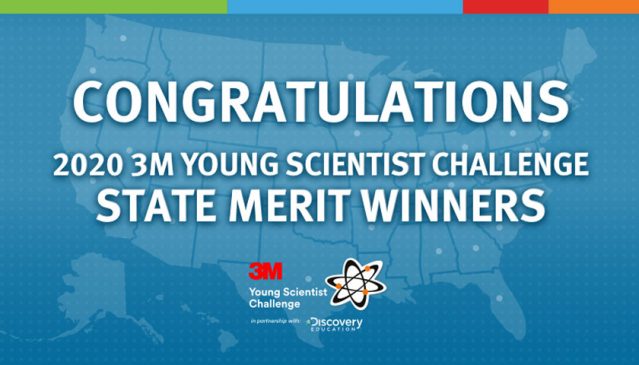 3M and Discovery Education Recognize 27 State Merit Winners in the 2020 ...