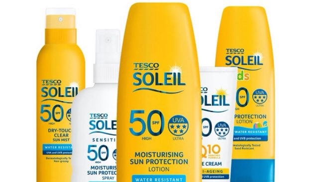 Tesco takes 20% off the price of its Soleil sun protection range to ...