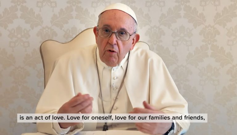 With a Message of Hope and Unity, the Pope and Six Cardinals and ...
