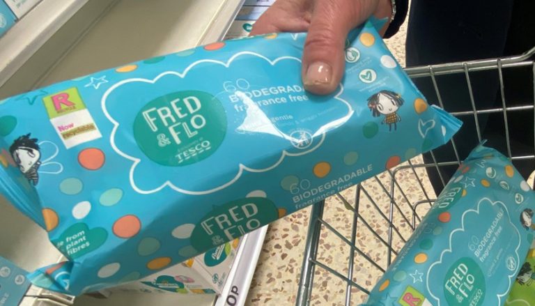 Tesco becomes first major UK retailer to ban plastic wet-wipes