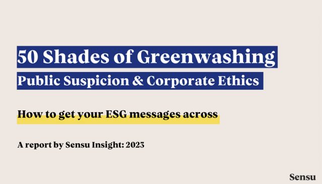 50 Shades of Greenwashing Research Report: How to create effective ESG ...