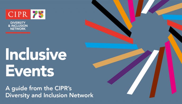 New CIPR Diversity and Inclusion Network guide on Inclusive Events ...