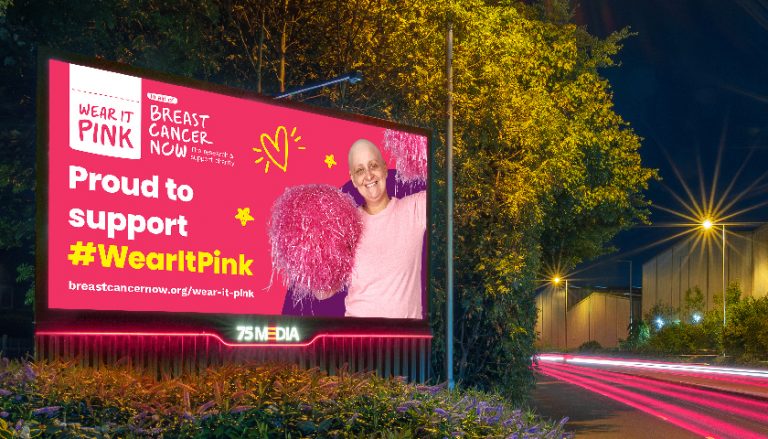 Billboards around the UK urge people to Wear it Pink for Breast Cancer ...